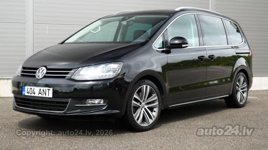 Black Volkswagen Sharan 2017 in Tartu, with an engine capacity of 2.00 L and mileage of 245 thousand km for 14999 €, photo 3 on AUTOMOTO.COM.LV
