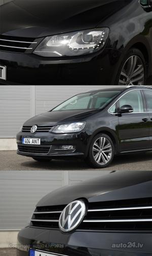 Black Volkswagen Sharan 2017 in Tartu, with an engine capacity of 2.00 L and mileage of 245 thousand km for 14999 €, photo 21 on AUTOMOTO.COM.LV