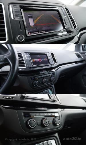 Black Volkswagen Sharan 2017 in Tartu, with an engine capacity of 2.00 L and mileage of 245 thousand km for 14999 €, photo 24 on AUTOMOTO.COM.LV