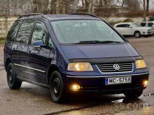 Zils Volkswagen Sharan 2005 Rīga, ar dzinēja tilpumu 1.90 L un nobraukumu 0 tūkst. km par 2450 €, foto  vietnē AUTOMOTO.COM.LV