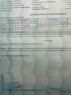 Синий Фольксваген Шаран 1998 в Вильнюс, объемом двигателя 1.90 л и пробегом 370 тыс. км за 1400 €, фото 15 на AUTOMOTO.COM.LV
