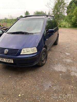 Blue Volkswagen Sharan 2000 in Rezekne, with an engine capacity of 1.90 L and mileage of 431 thousand km for 650 €, photo 3 on AUTOMOTO.COM.LV