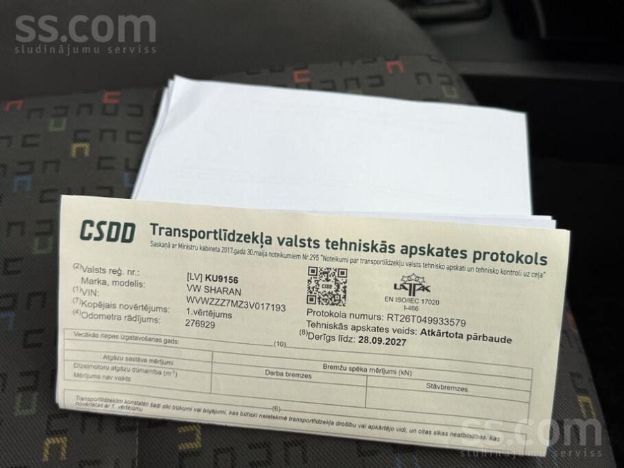 Zils Volkswagen Sharan 2002 Rīga, ar dzinēja tilpumu 1.90 L un nobraukumu 277 tūkst. km par 2450 €, foto 22 vietnē AUTOMOTO.COM.LV
