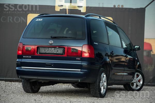 Zils Volkswagen Sharan 2003 Tukums, ar dzinēja tilpumu 1.90 L un nobraukumu 0 tūkst. km par 2500 €, foto 2 vietnē AUTOMOTO.COM.LV