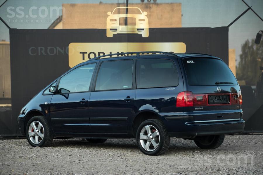 Zils Volkswagen Sharan 2003 Tukums, ar dzinēja tilpumu 1.90 L un nobraukumu 0 tūkst. km par 2500 €, foto 4 vietnē AUTOMOTO.COM.LV