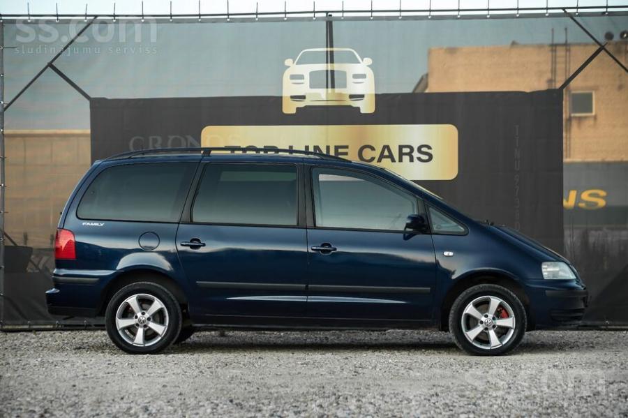 Zils Volkswagen Sharan 2003 Tukums, ar dzinēja tilpumu 1.90 L un nobraukumu 0 tūkst. km par 2500 €, foto 8 vietnē AUTOMOTO.COM.LV