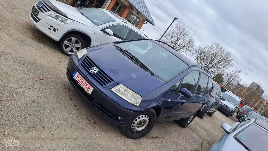 Zils Volkswagen Sharan 2003 Viļņa, ar dzinēja tilpumu 1.90 L un nobraukumu 358 tūkst. km par 1950 €, foto 8 vietnē AUTOMOTO.COM.LV