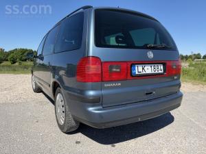 Blue Volkswagen Sharan 2003 in Liepaja, with an engine capacity of 1.80 L and mileage of 241 thousand km for 1595 €, photo 7 on AUTOMOTO.COM.LV