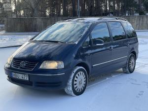 Blue Volkswagen Sharan 2004 in Varena, with an engine capacity of 1.90 L and mileage of 400 thousand km for 1200 €, photo  on AUTOMOTO.COM.LV