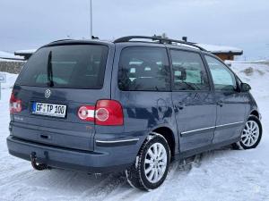 Blue Volkswagen Sharan 2004 in Kaunas, with an engine capacity of 1.90 L and mileage of 331 thousand km for 2950 €, photo 4 on AUTOMOTO.COM.LV