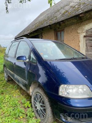 Blue Volkswagen Sharan 2004 in Jelgava, with an engine capacity of 1.90 L and mileage of 460 thousand km for 500 €, photo 6 on AUTOMOTO.COM.LV
