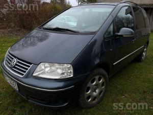 Blue Volkswagen Sharan 2005 in Riga, with an engine capacity of 1.90 L and mileage of 436 thousand km for 2800 €, photo  on AUTOMOTO.COM.LV