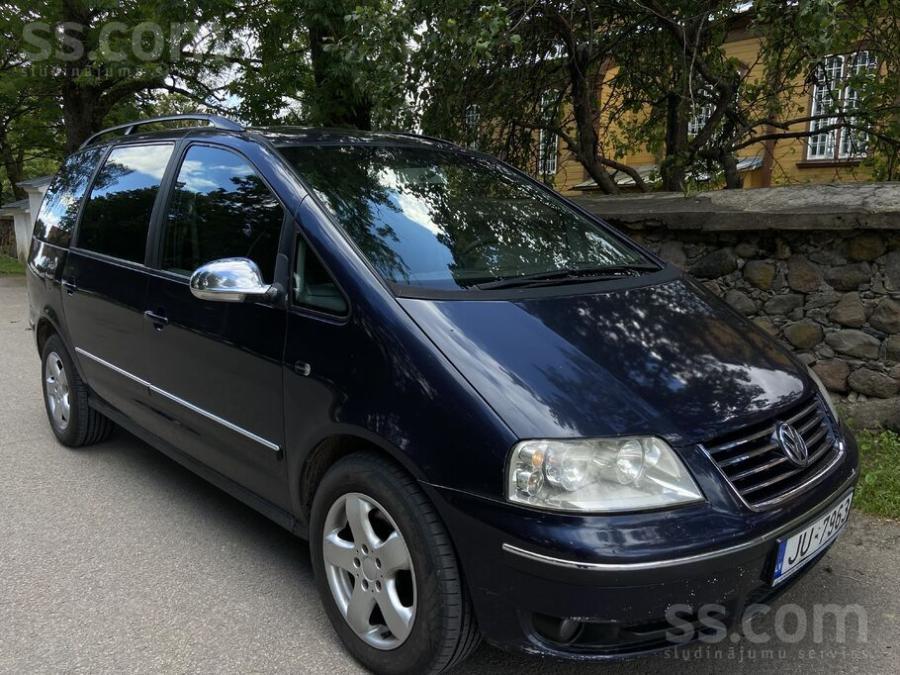 Zils Volkswagen Sharan 2005 Balvi, ar dzinēja tilpumu 1.90 L un nobraukumu 335 tūkst. km par 1399 €, foto 1 vietnē AUTOMOTO.COM.LV