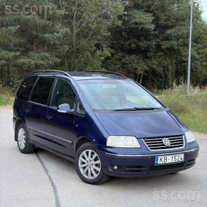 Zils Volkswagen Sharan 2005 Rīga, ar dzinēja tilpumu 1.90 L un nobraukumu 395 tūkst. km par 1500 €, foto  vietnē AUTOMOTO.COM.LV