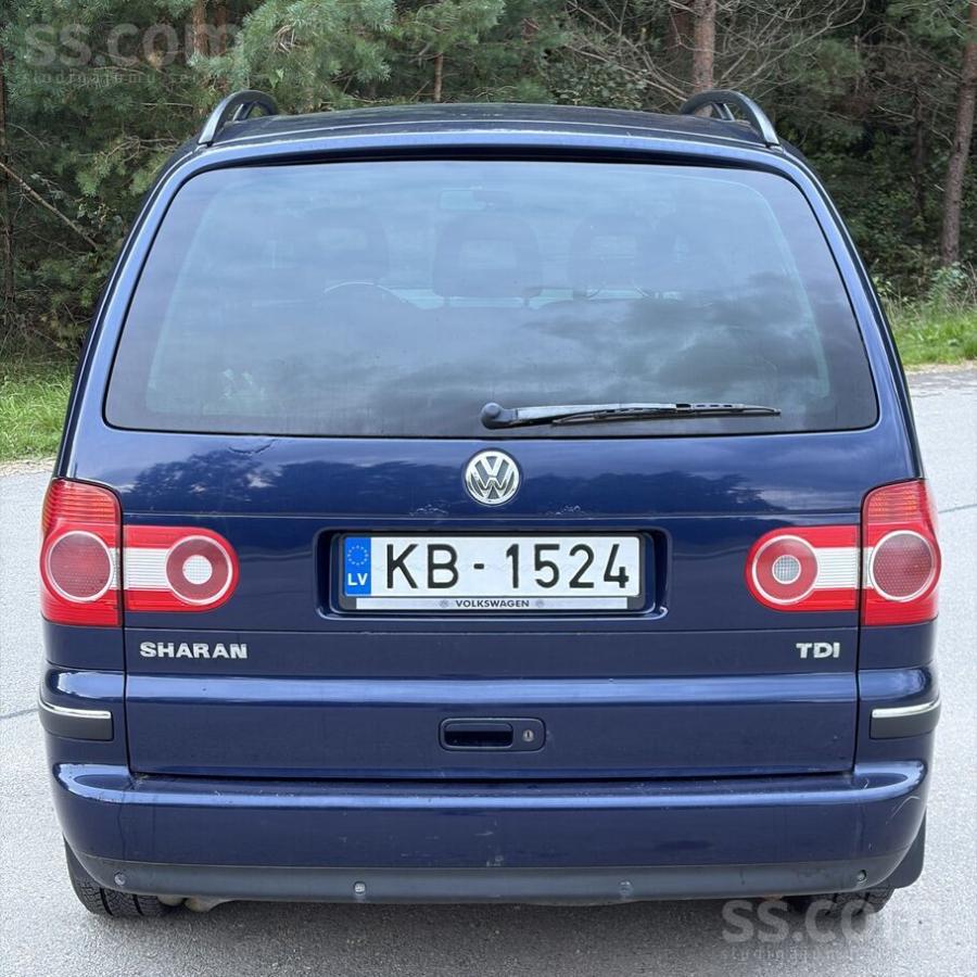 Zils Volkswagen Sharan 2005 Rīga, ar dzinēja tilpumu 1.90 L un nobraukumu 395 tūkst. km par 1500 €, foto 10 vietnē AUTOMOTO.COM.LV