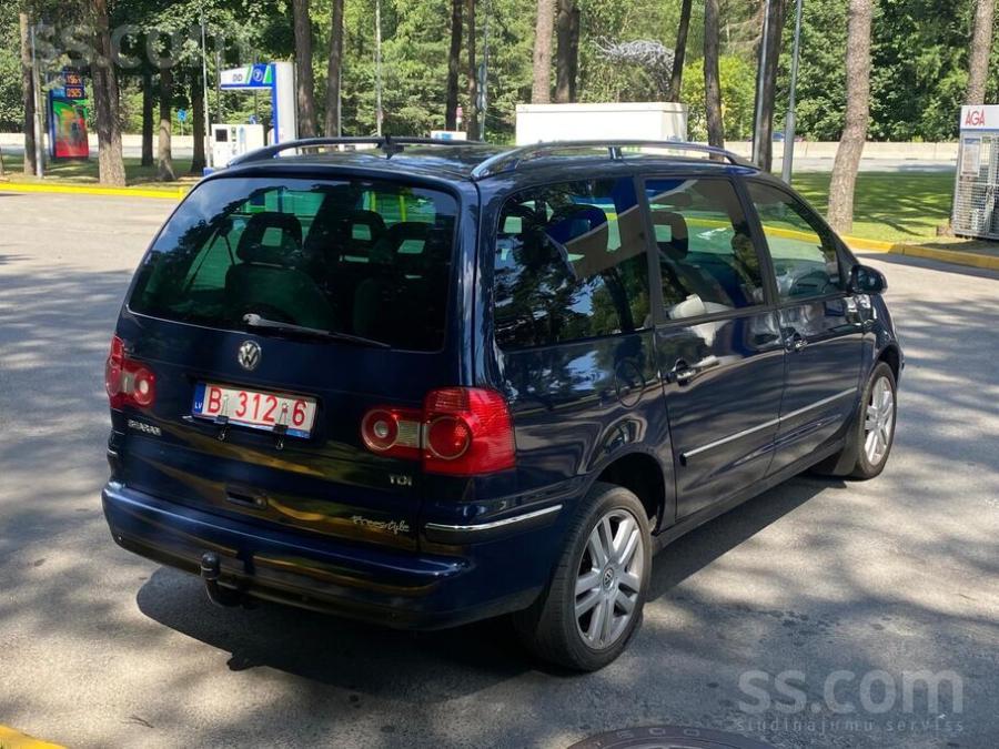Синий Фольксваген Шаран 2006 в Рига, объемом двигателя 1.90 л и пробегом 0 тыс. км за 3299 €, фото 5 на AUTOMOTO.COM.LV