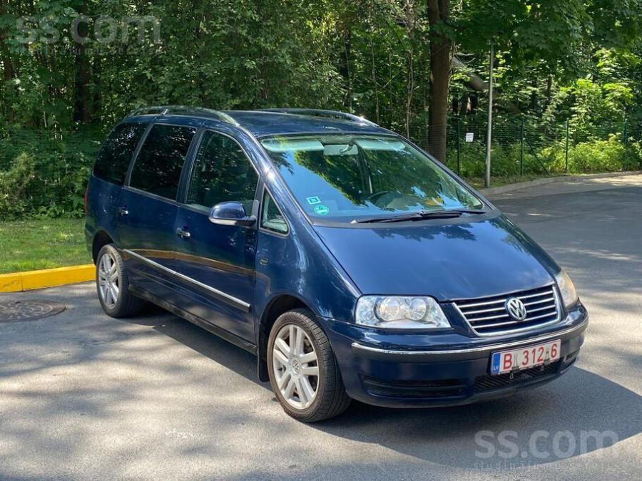 Синий Фольксваген Шаран 2006 в Рига, объемом двигателя 1.90 л и пробегом 0 тыс. км за 3299 €, фото 7 на AUTOMOTO.COM.LV