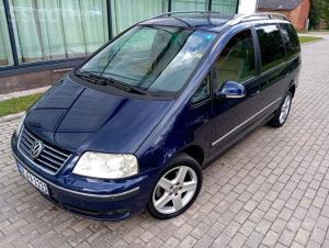 Blue Volkswagen Sharan 2007 in Balvi, with an engine capacity of 2.00 L and mileage of 281 thousand km for 3499 €, photo 15 on AUTOMOTO.COM.LV