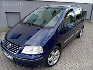 Blue Volkswagen Sharan 2007 in Balvi, with an engine capacity of 2.00 L and mileage of 281 thousand km for 3499 €, photo 22 on AUTOMOTO.COM.LV