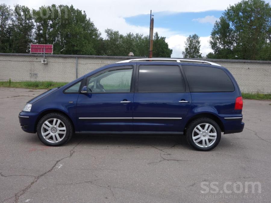 Zils Volkswagen Sharan 2007 Rīga, ar dzinēja tilpumu 1.90 L un nobraukumu 0 tūkst. km par 2950 €, foto 12 vietnē AUTOMOTO.COM.LV