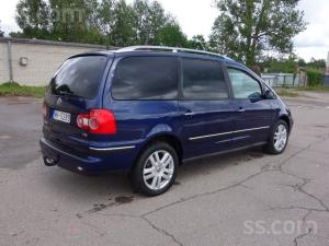 Zils Volkswagen Sharan 2007 Rīga, ar dzinēja tilpumu 1.90 L un nobraukumu 0 tūkst. km par 2950 €, foto 13 vietnē AUTOMOTO.COM.LV