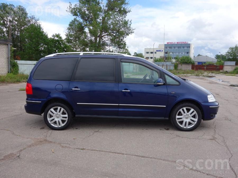 Zils Volkswagen Sharan 2007 Rīga, ar dzinēja tilpumu 1.90 L un nobraukumu 0 tūkst. km par 2950 €, foto 26 vietnē AUTOMOTO.COM.LV