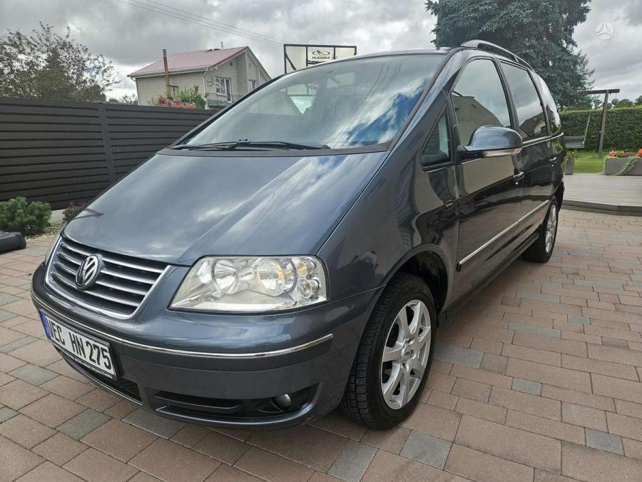 Zils Volkswagen Sharan 2007 Klaipėda, ar dzinēja tilpumu 1.97 L un nobraukumu 351 tūkst. km par 2950 €, foto 4 vietnē AUTOMOTO.COM.LV