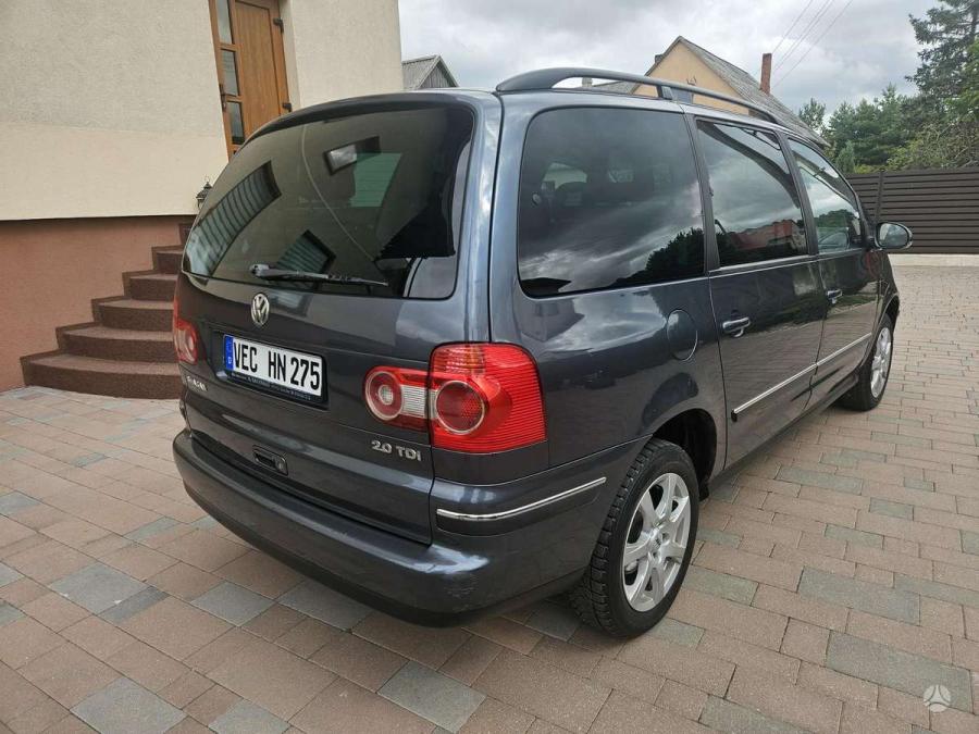 Zils Volkswagen Sharan 2007 Klaipėda, ar dzinēja tilpumu 1.97 L un nobraukumu 351 tūkst. km par 2950 €, foto 10 vietnē AUTOMOTO.COM.LV