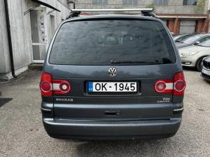Blue Volkswagen Sharan 2007 in Daugavpils, with an engine capacity of 2.00 L and mileage of 0 thousand km for 4100 €, photo 6 on AUTOMOTO.COM.LV