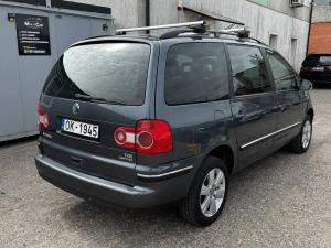 Blue Volkswagen Sharan 2007 in Daugavpils, with an engine capacity of 2.00 L and mileage of 0 thousand km for 4100 €, photo 7 on AUTOMOTO.COM.LV