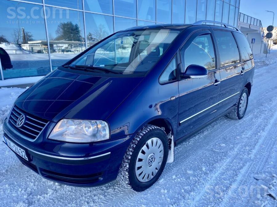Zils Volkswagen Sharan 2008 Rēzekne, ar dzinēja tilpumu 1.90 L un nobraukumu 0 tūkst. km par 4150 €, foto 2 vietnē AUTOMOTO.COM.LV
