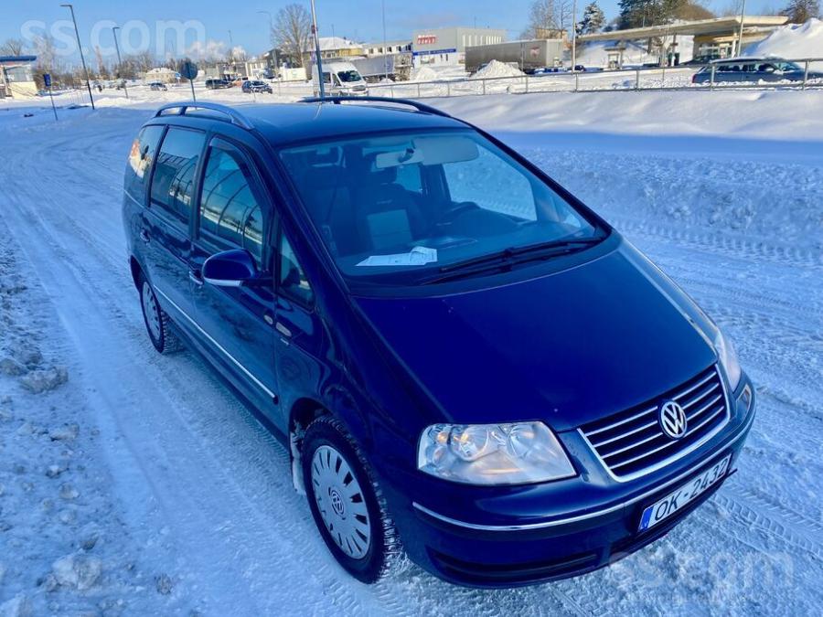 Zils Volkswagen Sharan 2008 Rēzekne, ar dzinēja tilpumu 1.90 L un nobraukumu 0 tūkst. km par 4150 €, foto 3 vietnē AUTOMOTO.COM.LV