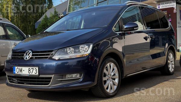 Volkswagen Sharan 2010 Daugavpils vietnē Zils Volkswagen Sharan 2010 Daugavpils, ar dzinēja tilpumu 2.00 L un nobraukumu 259 tūkst. km par 4550 €, foto 3 vietnē AUTOMOTO.COM.LV