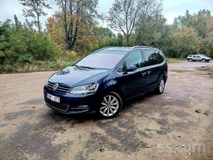 Blue Volkswagen Sharan 2010 in Riga, with an engine capacity of 2.00 L and mileage of 260 thousand km for 5500 €, photo  on AUTOMOTO.COM.LV