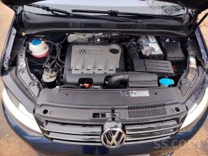 Blue Volkswagen Sharan 2010 in Riga, with an engine capacity of 2.00 L and mileage of 260 thousand km for 5500 €, photo 9 on AUTOMOTO.COM.LV
