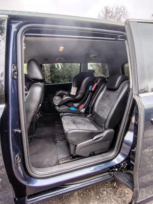 Blue Volkswagen Sharan 2010 in Riga, with an engine capacity of 2.00 L and mileage of 260 thousand km for 5500 €, photo 25 on AUTOMOTO.COM.LV