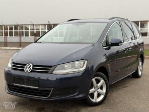 Zils Volkswagen Sharan 2010 Rokiškis, ar dzinēja tilpumu 2.00 L un nobraukumu 161 tūkst. km par 5950 €, foto  vietnē AUTOMOTO.COM.LV