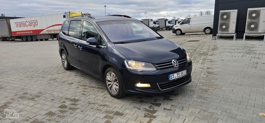 Blue Volkswagen Sharan 2011 in Kaunas, with an engine capacity of 2.00 L and mileage of 270 thousand km for 6650 €, photo 6 on AUTOMOTO.COM.LV