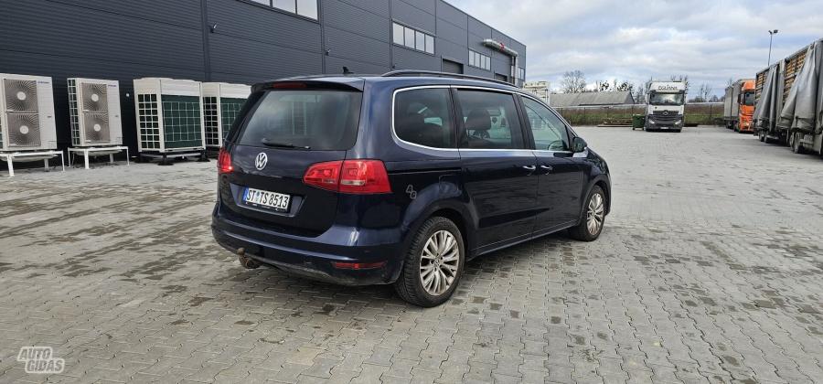 Blue Volkswagen Sharan 2011 in Kaunas, with an engine capacity of 2.00 L and mileage of 270 thousand km for 6650 €, photo 9 on AUTOMOTO.COM.LV