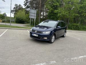 Blue Volkswagen Sharan 2011 in Jurmala, with an engine capacity of 2.00 L and mileage of 319 thousand km for 8500 €, photo  on AUTOMOTO.COM.LV