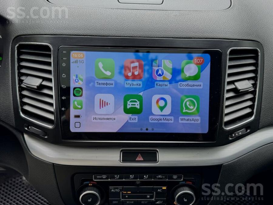 Zils Volkswagen Sharan 2011 Rīga, ar dzinēja tilpumu 2.00 L un nobraukumu 280 tūkst. km par 7700 €, foto 20 vietnē AUTOMOTO.COM.LV