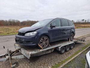 Blue Volkswagen Sharan 2012 in Radviliskis, with an engine capacity of 1.97 L and mileage of 335 thousand km for 5200 €, photo  on AUTOMOTO.COM.LV