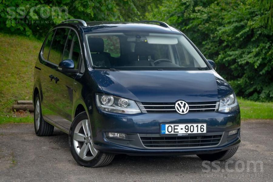 Zils Volkswagen Sharan 2013 Talsi, ar dzinēja tilpumu 1.40 L un nobraukumu 198 tūkst. km par 8590 €, foto 1 vietnē AUTOMOTO.COM.LV