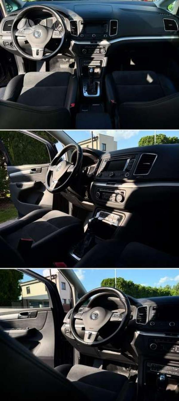 Zils Volkswagen Sharan 2013 Kauņa, ar dzinēja tilpumu 2.00 L un nobraukumu 239 tūkst. km par 9350 €, foto 2 vietnē AUTOMOTO.COM.LV