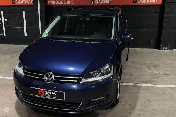 Blue Volkswagen Sharan 2014 in Kaunas, with an engine capacity of 1.97 L and mileage of 289 thousand km for 8999 €, photo 2 on AUTOMOTO.COM.LV
