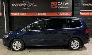 Blue Volkswagen Sharan 2014 in Kaunas, with an engine capacity of 1.97 L and mileage of 289 thousand km for 8999 €, photo 5 on AUTOMOTO.COM.LV