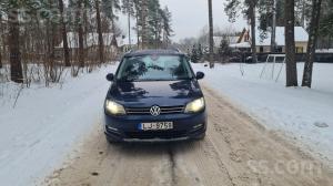 Blue Volkswagen Sharan 2014 in Riga, with an engine capacity of 2.00 L and mileage of 234 thousand km for 7200 €, photo  on AUTOMOTO.COM.LV