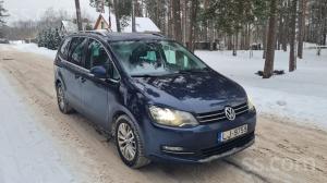Zils Volkswagen Sharan 2014 Rīga, ar dzinēja tilpumu 2.00 L un nobraukumu 234 tūkst. km par 7200 €, foto 3 vietnē AUTOMOTO.COM.LV