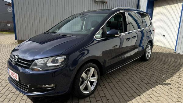 Zils Volkswagen Sharan 2014 Marijampole, ar dzinēja tilpumu 1.97 L un nobraukumu 266 tūkst. km par 9500 €, foto 1 vietnē AUTOMOTO.COM.LV