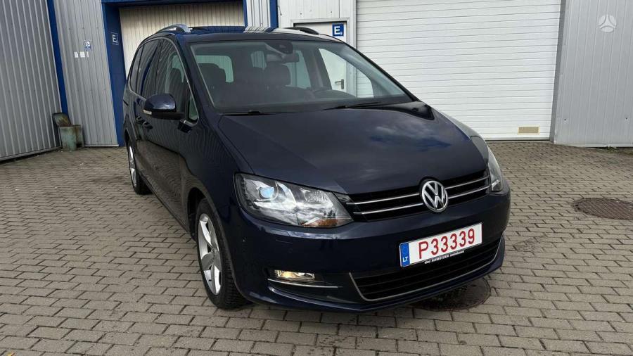 Zils Volkswagen Sharan 2014 Marijampole, ar dzinēja tilpumu 1.97 L un nobraukumu 266 tūkst. km par 9500 €, foto 5 vietnē AUTOMOTO.COM.LV